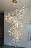 China Big Huge Huge Customized Pendant Lamp 9500lm Prefabricated Villa Luxury Pendant Ceiling Lights for sale