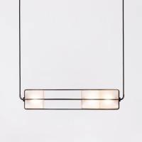 China Crystal Sand White Led Ceiling Lights 24W 48W 72W Bar Cafe Custom Pendant Light for sale