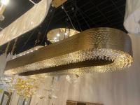 China ODM Crystal Custom Pendant Light Fixtures ISO9001 Rust Prevention for sale
