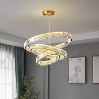 China 5-30m2 Modern Led Crystal Chandelier Ceiling Light Dimmable for sale