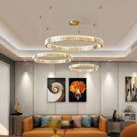 China 5-30m2 Modern Led Crystal Chandelier Ceiling Light Dimmable for sale
