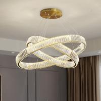 China 5-30m2 Modern Led Crystal Chandelier Ceiling Light Dimmable for sale