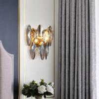 China Living Room Bedside Modern Crystal Chandelier Wall Sconces Lights 25*16*33cm for sale