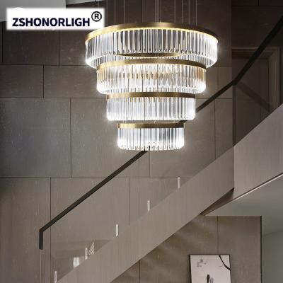 China 3000K 4000K Modern Crystal Chandelier With Color Temperature Adjustable Feature for sale