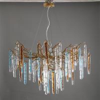 China Colored Spiked Glass Custom Pendant Lights For Home Decor for sale