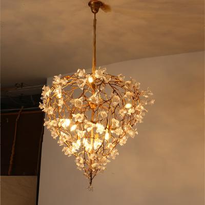China Creative Modern LED Bedroom Chandelier With Energy Saving Light Source for sale