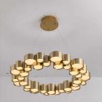 China Champagne Gold High End Artistic Chandeliers For Art Exhibitions for sale