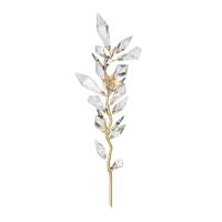 China Faceted Crystal Leaf Chandelier Easy Maintenance for sale