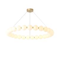 China LED Energy Saving 	Glass Pendant Lamps  Dining Room Restaurant Chandelier 25-30M2 for sale