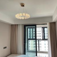 China LED Energy Saving 	Glass Pendant Lamps  Dining Room Restaurant Chandelier 25-30M2 for sale
