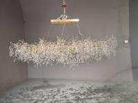 China E14 LED Crystal Pendant Chandelier Lights Adjustable Color Temperature for sale