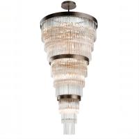 China Nordic Purple Crystal Chandelier Lighting For Staircase Hotel Custom Wedding Large Lobby for sale