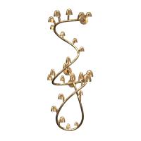 China Art And Functional Design Customized Modernist Brass Chandelier 110 - 240V for sale