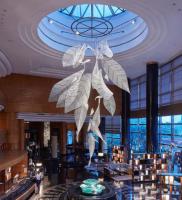 China Luxury Contemporary Custom Chandeliers Crystal Palm Leaf Chandelier for sale