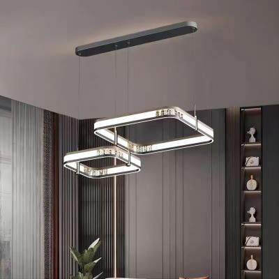 China Acrylic Modern Simple Waltz Chandelier Three Color Switching for sale