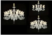 China Classical High End European Style Crystal Candle Chandelier 220-240V for sale