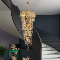 China Big Huge Huge Custom Pendant Lights 9500lm Prefabricated Villa Luxury Pendant Ceiling Lights for sale