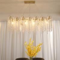 China High End Crystal Commercial Chandeliers For Restaurants With High Quality Crystal Beads for sale