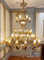 China European Style Round Oversized Crystal Chandelier Crystal Extra Large Chandeliers for sale