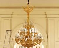 China European Style Candle Chandeliers Extra Large Crystal Chandeliers For High Ceilings for sale