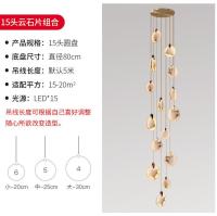 China Spanish Modern Art Design Stair Hotel Villa Decoration Gypsum Ceiling Light Lighting for sale