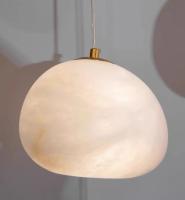 China Combination Irregular  Customized Moden Alabaster Decorative Chandelier To Family Hotel Cofeshop Linear Art Chandelier for sale