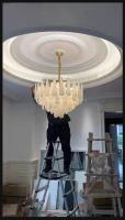 China Modern Minimalist Alabaster Chandelier Living Room Chandeliers Light Luxury Villa Dining Room Bedroom Decorative Pendant Lamp for sale