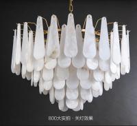 China Modern Minimalist Alabaster Chandelier Living Room Chandeliers Light Luxury Villa Dining Room Bedroom Decorative Pendant Lamp for sale