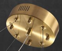 China Home Decor Circle LED Luxury Modern Pendant Light Chandelier Alabaster Lighting Products for sale