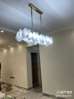 China Modern Decor Ceiling Light Beautiful Art Glass Lighting Chandelier For Living Room Dining Room for sale