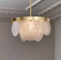 China Wholesale Modern Indoor Minimalist Round LED Pendant Lamp Restaurant Decoration Drop Lights Nordic Luxury Glass Pendant Light for sale