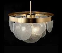 China Wholesale Modern Indoor Minimalist Round LED Pendant Lamp Restaurant Decoration Drop Lights Nordic Luxury Glass Pendant Light for sale