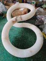 China Modern Figure Eight Shape Design Living Room Kitchen Island Spanish Natural Alabaster Chandelier Pendant Lights for sale