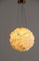 China Contemporary Design Kitchen Island Ball Hanging Lamp Small Natural Rock Decoration Chandelier for sale