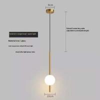 China All Copper Natural Marble Chandelier Spain Light Luxury Simple Creative Bar Restaurant Bedroom Bedside Lift Small Chandelier for sale