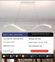 China Minimalist Creative Personality Modern Simple Home LED Table Bar One Word Long Bar for sale