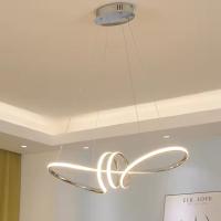 China Gold Chrome Plated Modern Led Chandelier Hanging For Dining Room Kitchen Room Living Room Home Deco Chandelier Fixture for sale