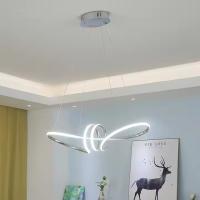 China Gold Chrome Plated Modern Led Chandelier Hanging For Dining Room Kitchen Room Living Room Home Deco Chandelier Fixture for sale