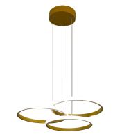 China Three-ring Circle Nordic Restaurant Post-modern Simple Bedroom Lamp Circular Dining Room Bar Dining Chandelier for sale