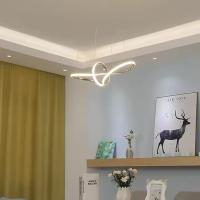 China Gold Northern Europe Modern Aluminum Home Lighting Chrome Led Chandelier Pendant Light for sale