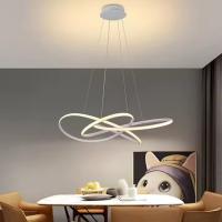 China Modern Design Nordic Style Aluminum Lamp Restaurant Lobby 166w Led Chandelier Lamp for sale
