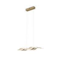 China Nordic Chandelier Modern Luxury Large Long Strip Wave Shape Acrylic Lamp Bar Hotel Home Decorative Chandelier Hanging Lamp for sale