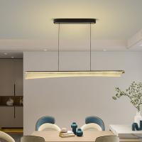 China Modern Designer Long Slim Waist Acrylic Pendant Light Decor Lighting for sale