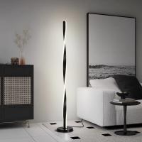 China Contemporary Retro Modern Minimalist Acrylic LED Light Stand Standing Sofa Side Home Bedside Decor Morden Floor Lamp for sale