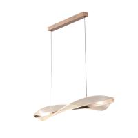 China Dining Modern Branch Acrylic Shade Chandelier Hanging Gold Lamp For Restaurant LED Linear Pendant Light For Home for sale