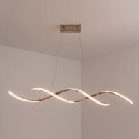 China Strip Aluminum Creative Light Personalized Designer Artistic Chandelier Villas Apartments Hotels for sale