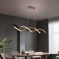 China Strip Aluminum Creative Light Personalized Designer Artistic Chandelier Villas Apartments Hotels for sale