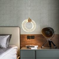 China Minimalist Light Luxury Master Bedroom Bedside Chandelier Net Red Background Wall Crystal Lamp Long Line Bar Small Chandelier Modern Simple for sale