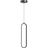 China Modern Linear Black Gold Pendant Light Villa Duplex Living Room Bedroom Dining Home Decoration LED Chandelier for sale