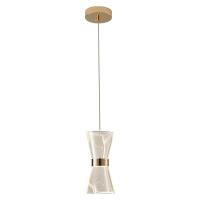China Modern Living Room Led Mounted Lamp Bright Transparent Bedroom Bedside Decoration Acrylic Pendant Light for sale